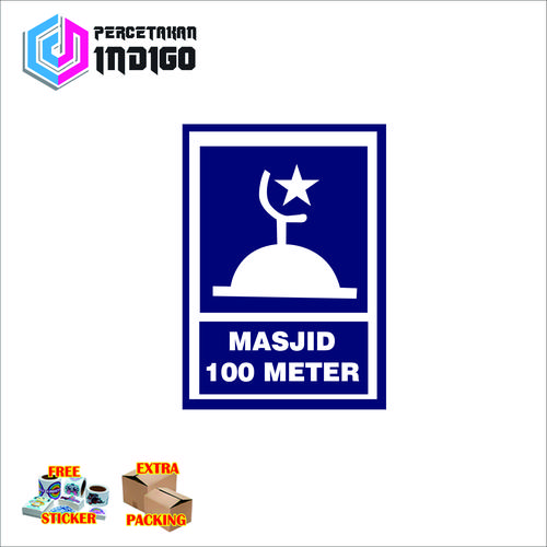 Jual plat alumunium rambu masjid 100 meter type 3 - Kab. Bekasi ...