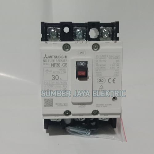 Jual MCCB NFB Mitsubishi NF30-CS 3P 30A MCCB NFB NF30CS 30A - Jakarta ...