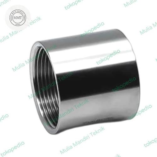 Jual PIPA SOCKET STAINLESS STEEL 2 1/2" INCH DRAT DALAM SUS304 ...