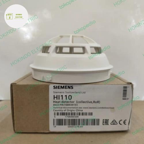 Jual HEAT DETECTOR SIEMENS HI110 + BASE DB110 SIEMENS ORIGINAL ASLI NEW ...