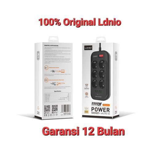 Jual LDNIO SE6403 Stop kontak 6 lubang + 4usb - Jakarta Pusat - hks cellular | Tokopedia