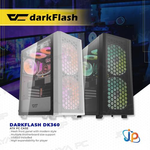 Jual darkFlash DK360 ATX PC CPU Case - Tempered Glass Casing - Jakarta Pusat - Jaya PC | Tokopedia