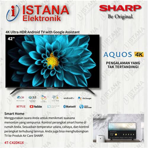 Promo SHARP UHD 4K ANDROID DIGITAL TV 42 INCH 4T-C42DK1X Cicil 0% 3x ...