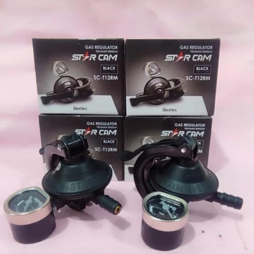 Jual STAR CAM : STARCAM REGULATOR JEPIT + METER TEKANAN RENDAH SC T 12 ...