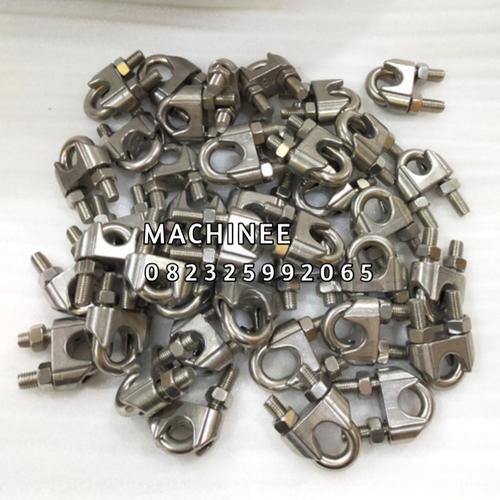 Jual klemp seling stainless 3 5 6 8 10 12 kuku macan sling wire rope ...