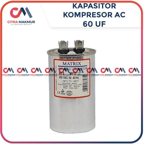 Jual Kapasitor AC 60 uF Capasitor Air Conditioner Kompresor Compresor ...