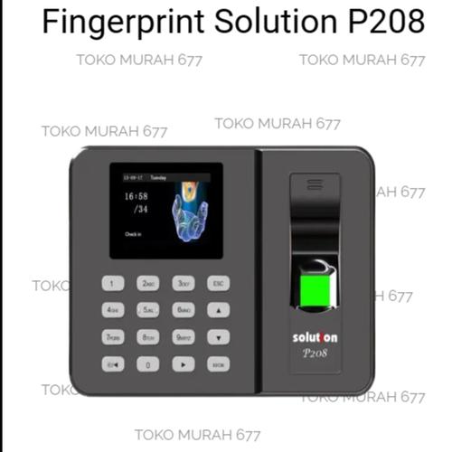 Jual Mesin Absen Fingerprint Solution p208 - Jakarta Barat - toko murah ...