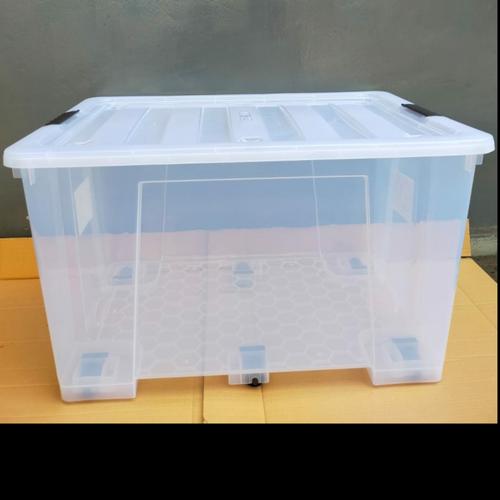 Jual Box Container Bening 128 Liter Ezy Transparan Kontainer Plastik ...