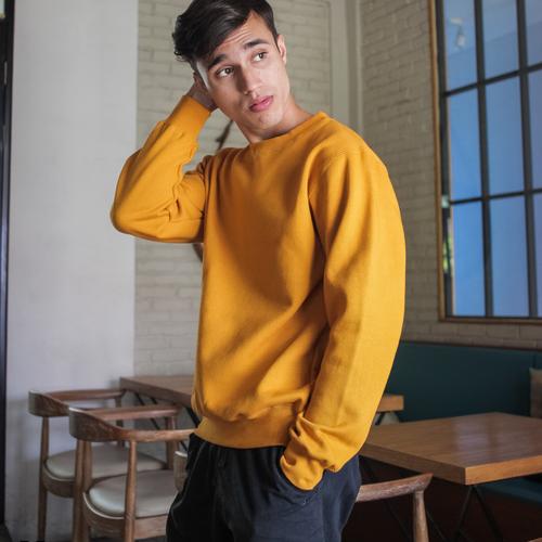 Jual Merchcons basic crewneck - MUSTARD size LARGE - Kota Bandung ...