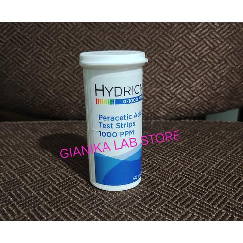 Jual Peracetic Acid PAA test strip 0-1000 ppm PAA1000 HYDRION PAA-1000 ...