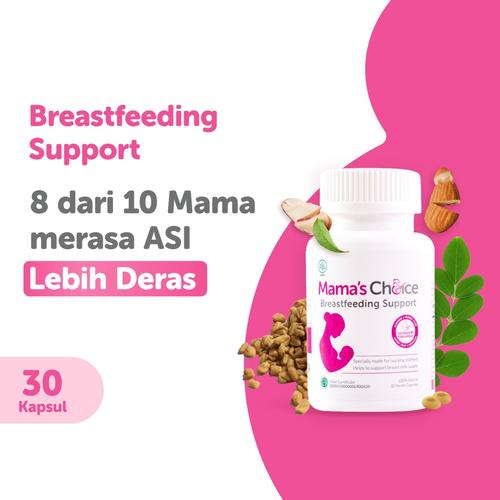 Promo MAMA'S CHOICE Breastfeeding Support Capsule Asi Booster Pelancar ...