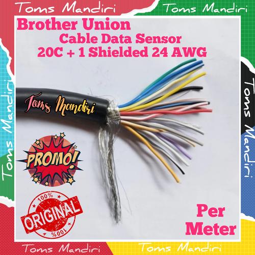 Jual Kabel Data Isi 20C + 1 Shield 24 AWG Per 1 Meter Brother Union ...