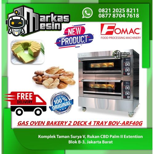 Jual Gas Oven Roti 2 Deck 4 Tray Pemanggang Roti BOV-ARF40G FOMAC ...