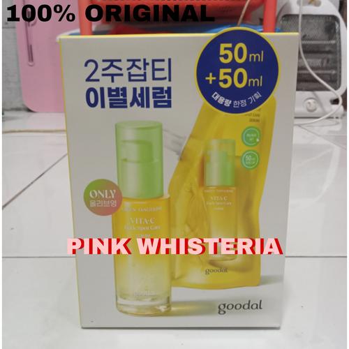 Jual GOODAL Green Tangerine Vita C Dark Spot Care Serum SET 50ml+50ml ...