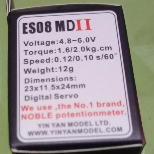 Jual EMAX ES08MD II 12g Mini Digital Metal Gear Servo - Jakarta Barat ...
