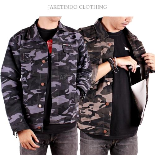Jual JAKET CAMO PRIA ARMY LORENG - ARMY LIGHT GREY, M - Kab. Bandung ...