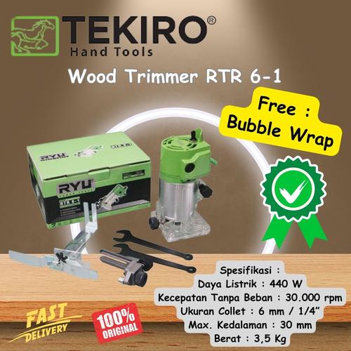 Jual Mesin Tool Alat Buat Profil Kayu Trimmer Router Trimer Roter RYU ...
