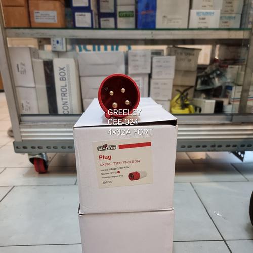 Jual CEE-024 FORT 4PIN 32A Industrial Plug FORT IP44 - Jakarta Barat ...