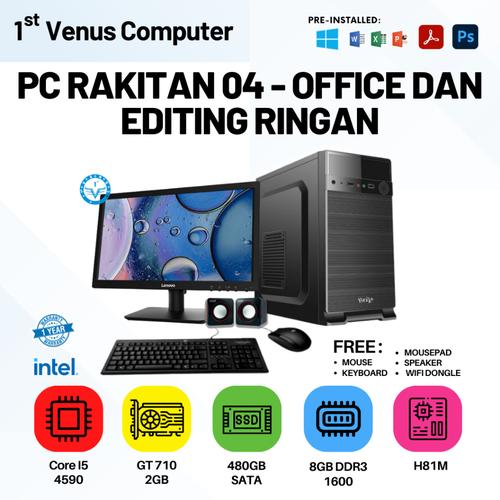 Jual Pc Rakitan 04 - Office dan Editing Ringan/Pc Rakitan Office ...