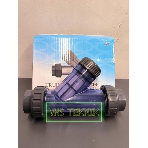 Jual Y STRAINER PVC / Y STRAINER UPVC 2" SOCKET CLEAR BODY BENING ...