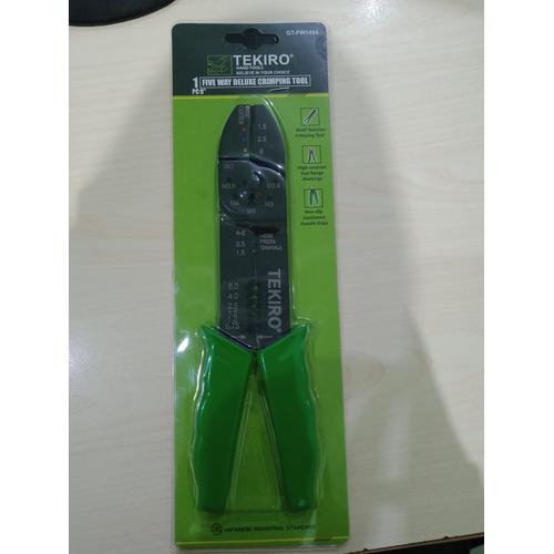 Jual Tang Skun/Tang Crimping /Kupas Kabel Tool 9" TEKIRO GT-FW1454 ...