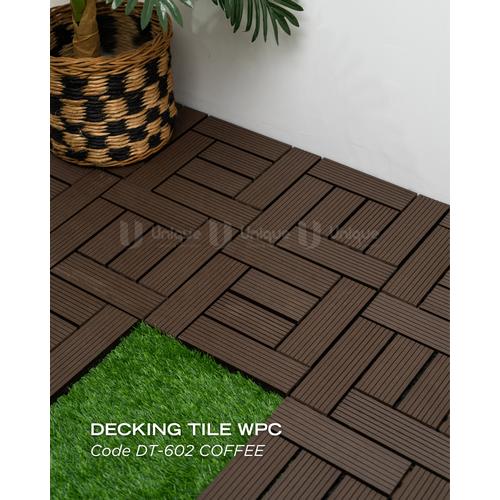 Jual Deck Lantai WPC Bongkar Pasang, Decking Tile Kayu Motif Salur ...