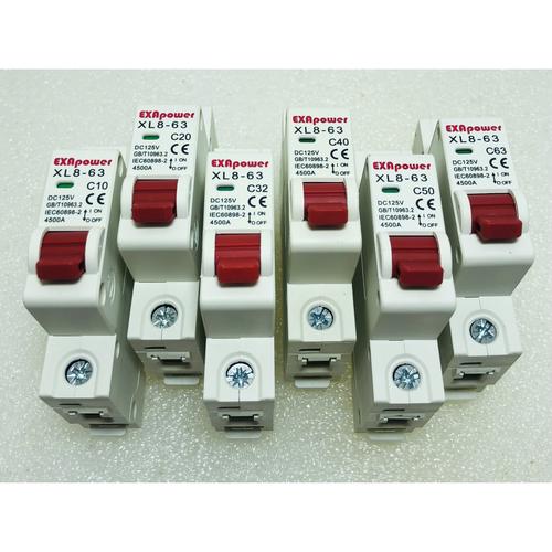 Jual MCB DC 125V 1P 10A 20A 32A 40A 50A 63A 1 Pole Circuit Breaker PV ...