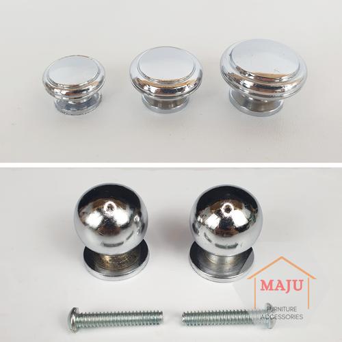 Jual Knob Knop Besi Chrome Stainless (Tarikan Handle Laci, Lemari ...