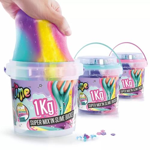 Jual Mainan Kreatif Anak Super Slime DIY 1 Kg Bucket Isi 4 Warna ...