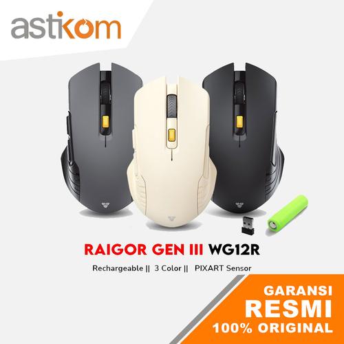 Jual Gaming Mouse Fantech WG12R Rechargeable WG12 Raigor III Wireless - WG12R, Beige - Kota ...