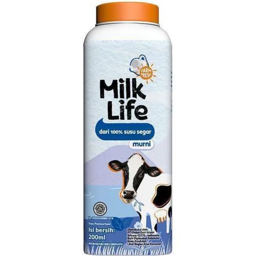 Jual Milk Life Fresh Milk / Susu Sapi Asli Segar Berbagai Rasa 200Ml ...