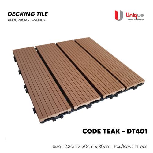 Jual Deck Lantai WPC Bongkar Pasang Decking Tile Kayu Motif Salur ...