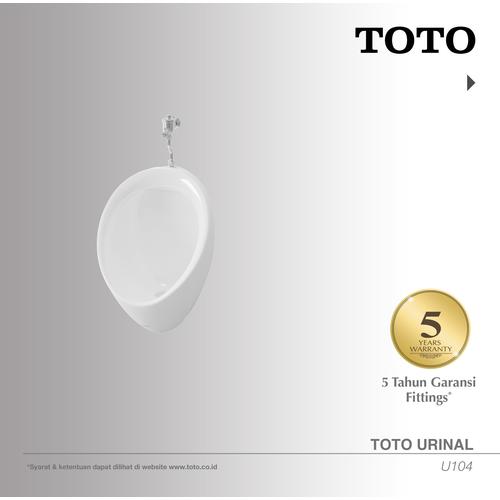 Promo TOTO Urinal U104 | Urinal - Urinoir - Tempat Urinal Cicil 0% 3x ...