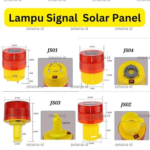 Jual Lampu Signal Tower Warning Light Solar Panel Sensor Lampu Proyek ...