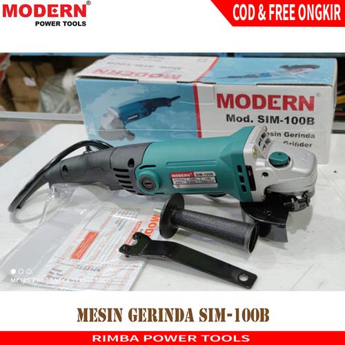 Jual MODERN SIM-100 B Gerinda Tangan 4 Inch Angle Disc Grinder - Kab. Tangerang - RIMBA POWER ...