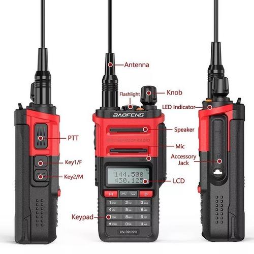 Jual HT WALKIE TALKIE UV9R PRO UV-9R PRO RADIO UV9R PRO ORI 8900 MAH ...