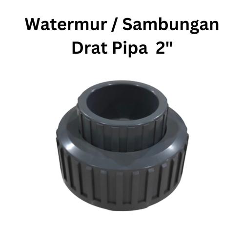 Jual Watermur PVC 2" inch Water Mur Sambungan Drat Pipa 2 in - Kab ...
