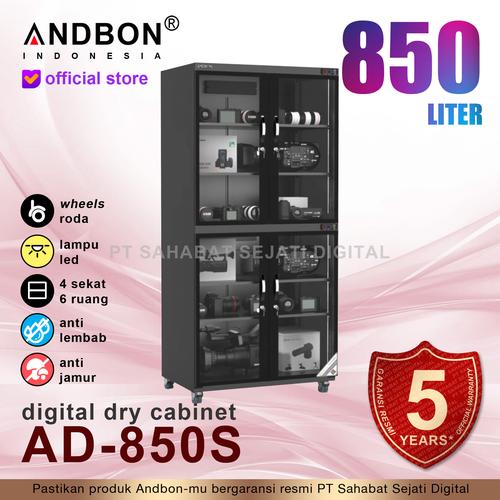 Promo Dry Box Dry Cabinet ANDBON AD-850S Digital Drybox Drycabinet 850 ...