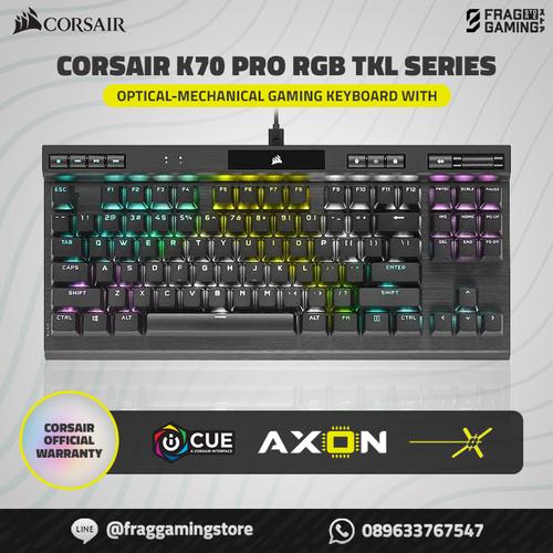Jual Corsair K70 RGB Tenkeyless - OPX Switch - Gaming Keyboard TKL ...