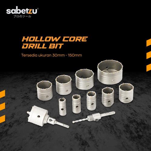 Jual Hollow core drill bit 30mm-130mm SDS plus L110 Sabetzu mata bor ...
