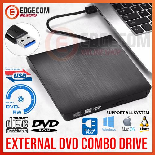 Jual DVD RW External Portable Optical Drive Writer CD / DVD ROM PC ...