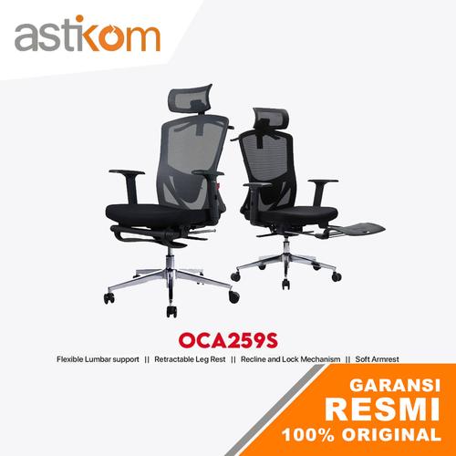 Jual Kursi Office (Chair) Fantech OC-A259s OCA259s Kursi Kantor - Abu ...