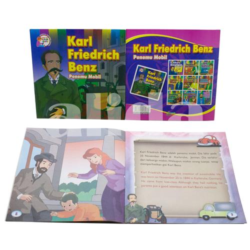 Jual Buku cerita Seri Tokoh Dunia, buku cerita bergambar bilingual ...