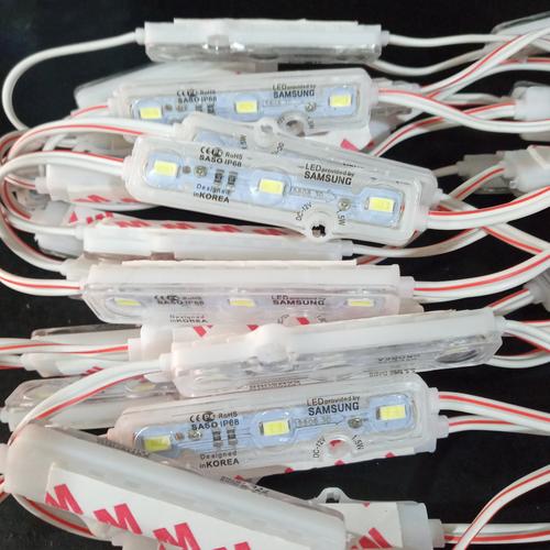 Jual lampu led modul 3 mata saso samsung DC 12V 1.5W ip68 putih 6500k - Kota Tangerang - cahaya ...