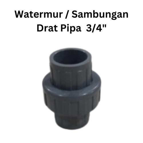 Jual Watermur PVC 3/4" inch Water Mur Sambungan Drat Pipa 3/4 in - Kab ...