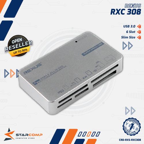 Jual Rexus RXC-308 Card Reader 6 Slot USB 3.0 - Kab. Banyumas ...