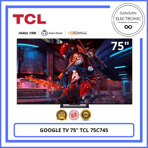 Jual TCL 75C745 Qled Smart Google TV 75" Inch 4K UHD 144Hz VRR Dolby Vision - Kota Bekasi ...