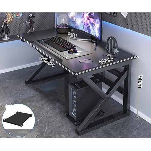 Jual Meja Komputer Laptop PC Desk Stable Frame with Cable Hole - 100 x ...