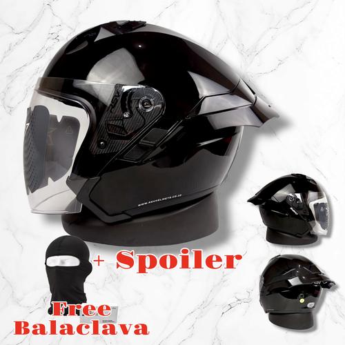 Jual Rsv Sv300 Black Glossy | Helm Rsv Half Face Original - Kota ...