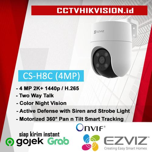 Jual Ezviz H8C 4MP CCTV Outdoor IP Camera PTZ Wifi Auto Tracking 1080p ...